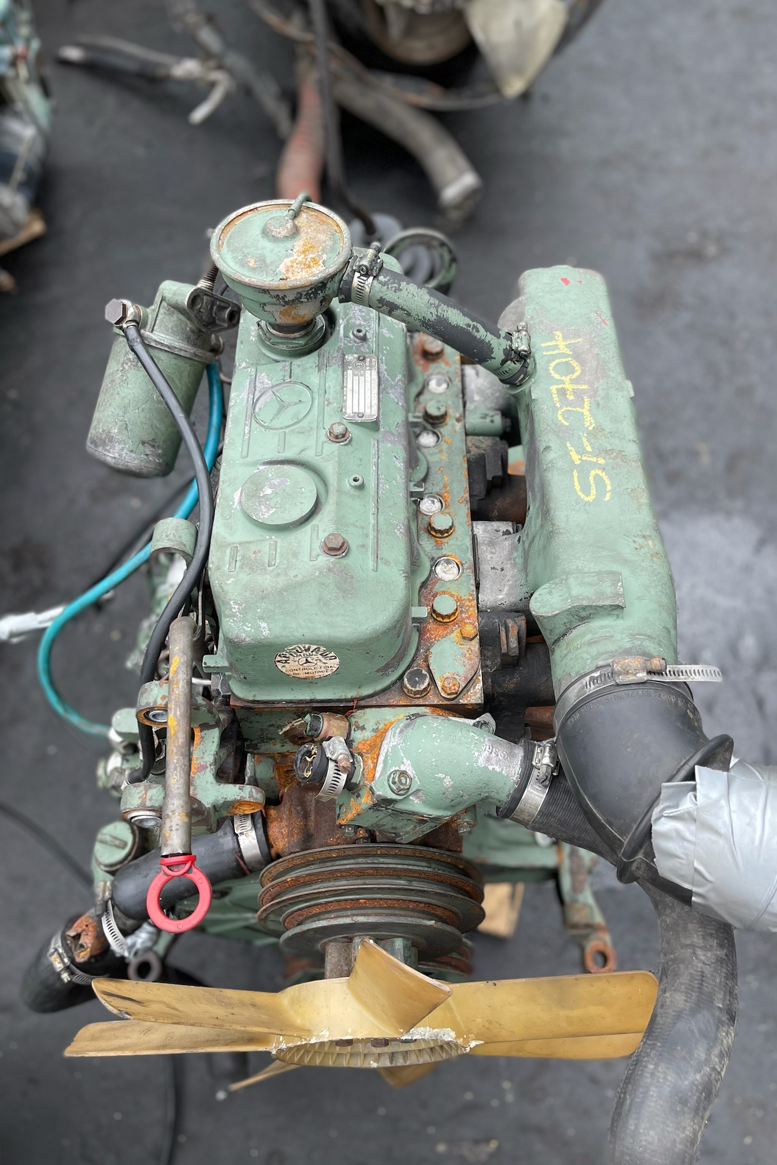 M/Benz OM364 non turbo engine and gearbox - Sterling Trucks